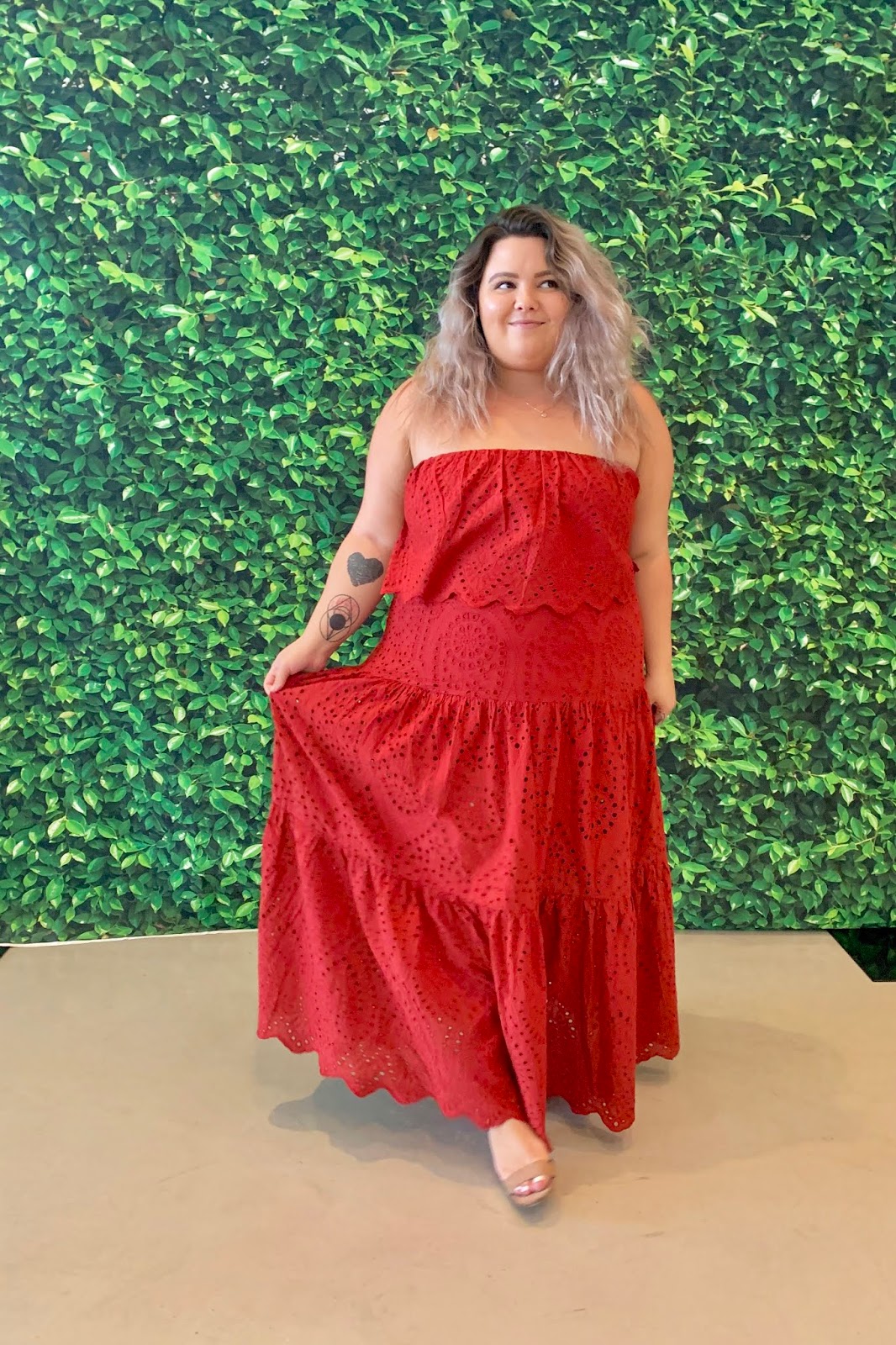 Plus Size Boho Chic Outfit - Natalie in the City
